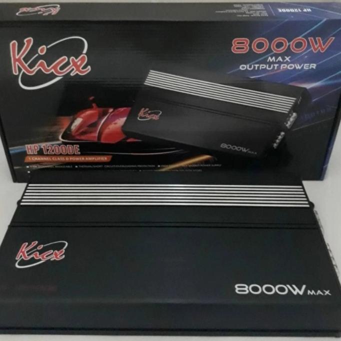 Jual Power Monoblock Kicx Hp 1200 De 8000W Class D | Shopee Indonesia