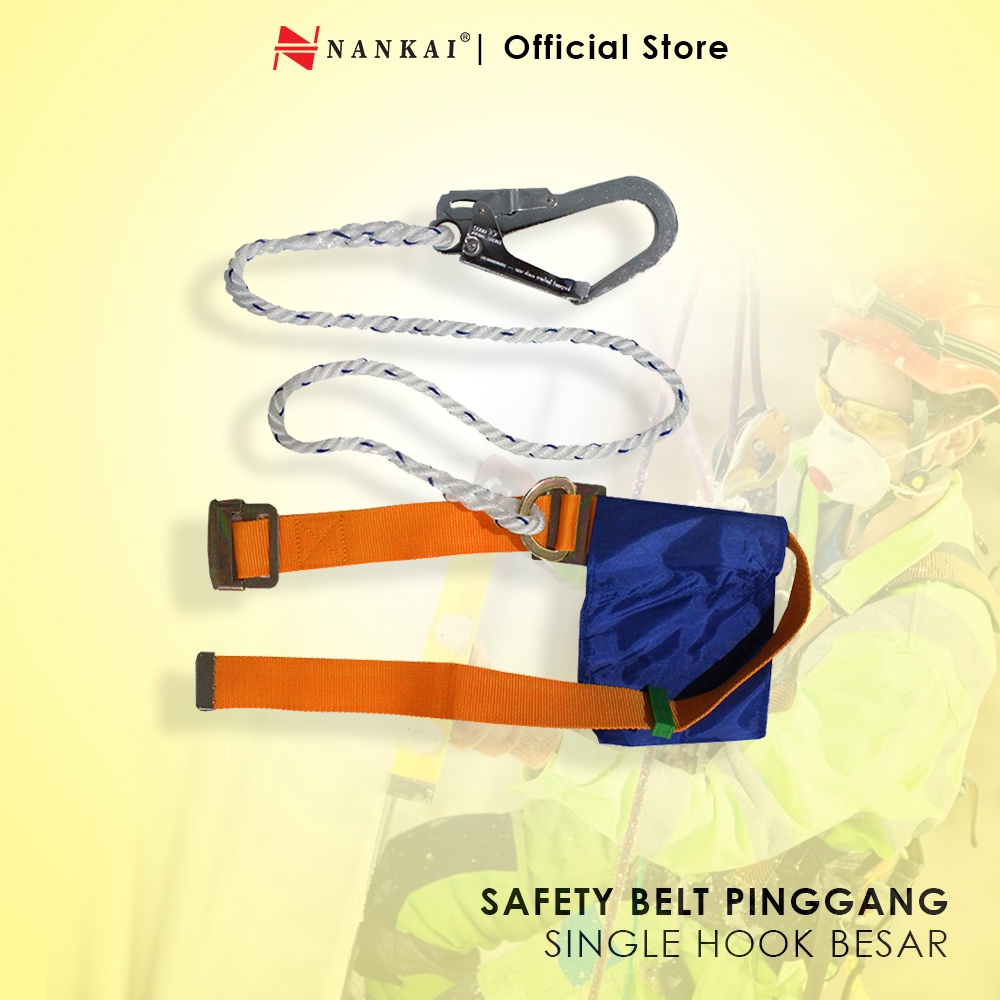 Jual Safety Belt Pinggang Hook Besar Nankai | Shopee Indonesia Jual Safety Belt Pinggang Hook Besar Nankai | Shopee Indonesia