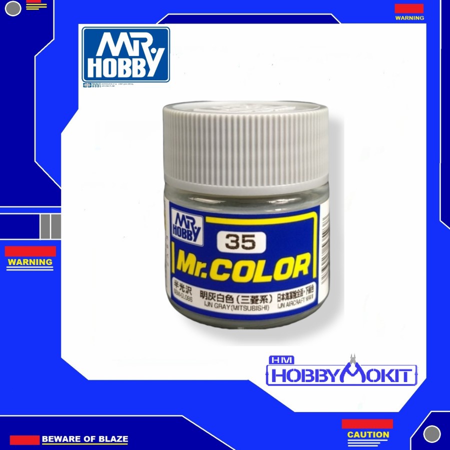 Jual C35 IJN GRAY (MITSUBISHI) - MR HOBBY GSI CREOS - MR COLOR | Shopee ...