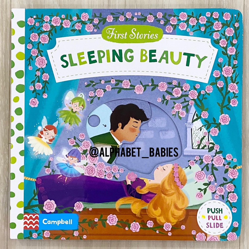 Jual First Stories Sleeping Beauty - Push Pull Slide Board Book ...