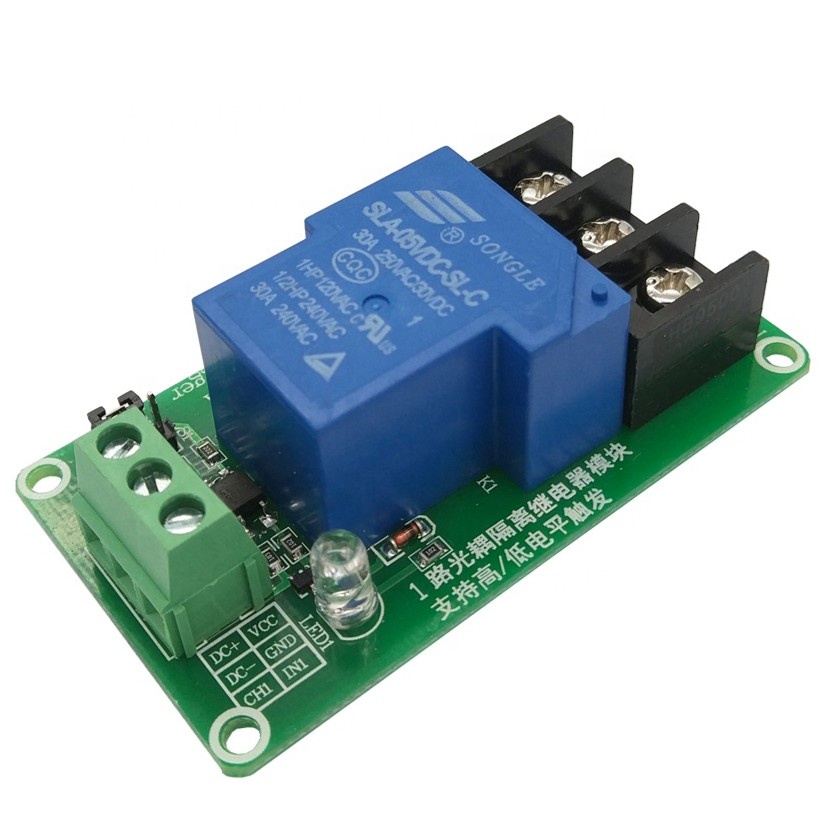 Jual Relay module Arduino 1ch 30A Input Bisa High dan Low Active ...