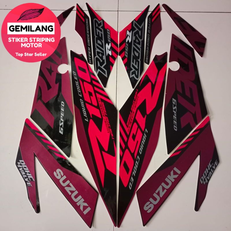 Jual Original Asli Striping Decal Polet Sticker suzuki satria fu f 150 ...