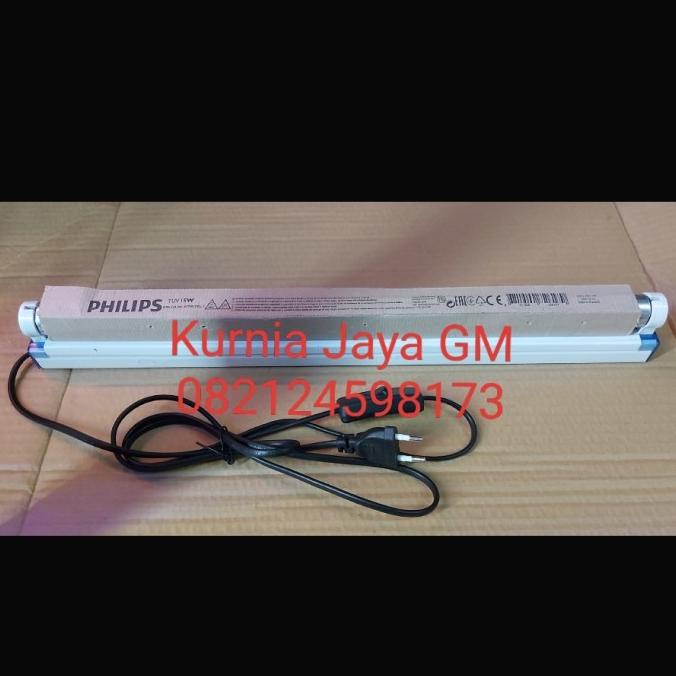 Jual PROMO!!! Philips Lampu UVC Kuman 15 watt T8 (UV Germicidal) KAP Kabel Set | Shopee Indonesia