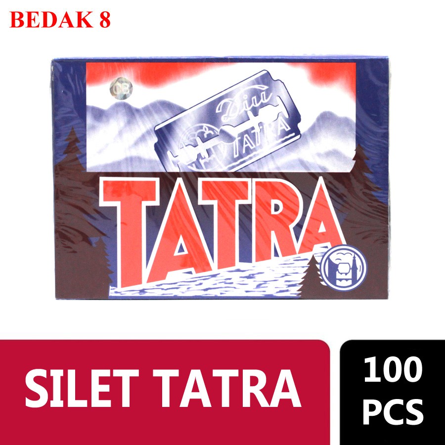 Jual Silet Tatra/ Silet Cukur Tatra Original (1pak = 100 pcs) | Shopee ...