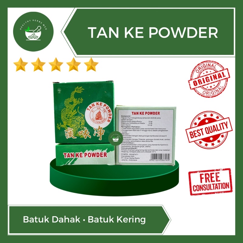 Jual Obat Batuk Berdahak Tan Ke Powder Tan Ke Jing San | Shopee Indonesia