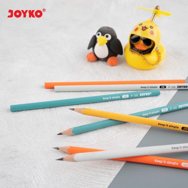 Jual Pensil Joyko P 125 Pastel Color 2b Pencil Segitiga Joyko Pastel