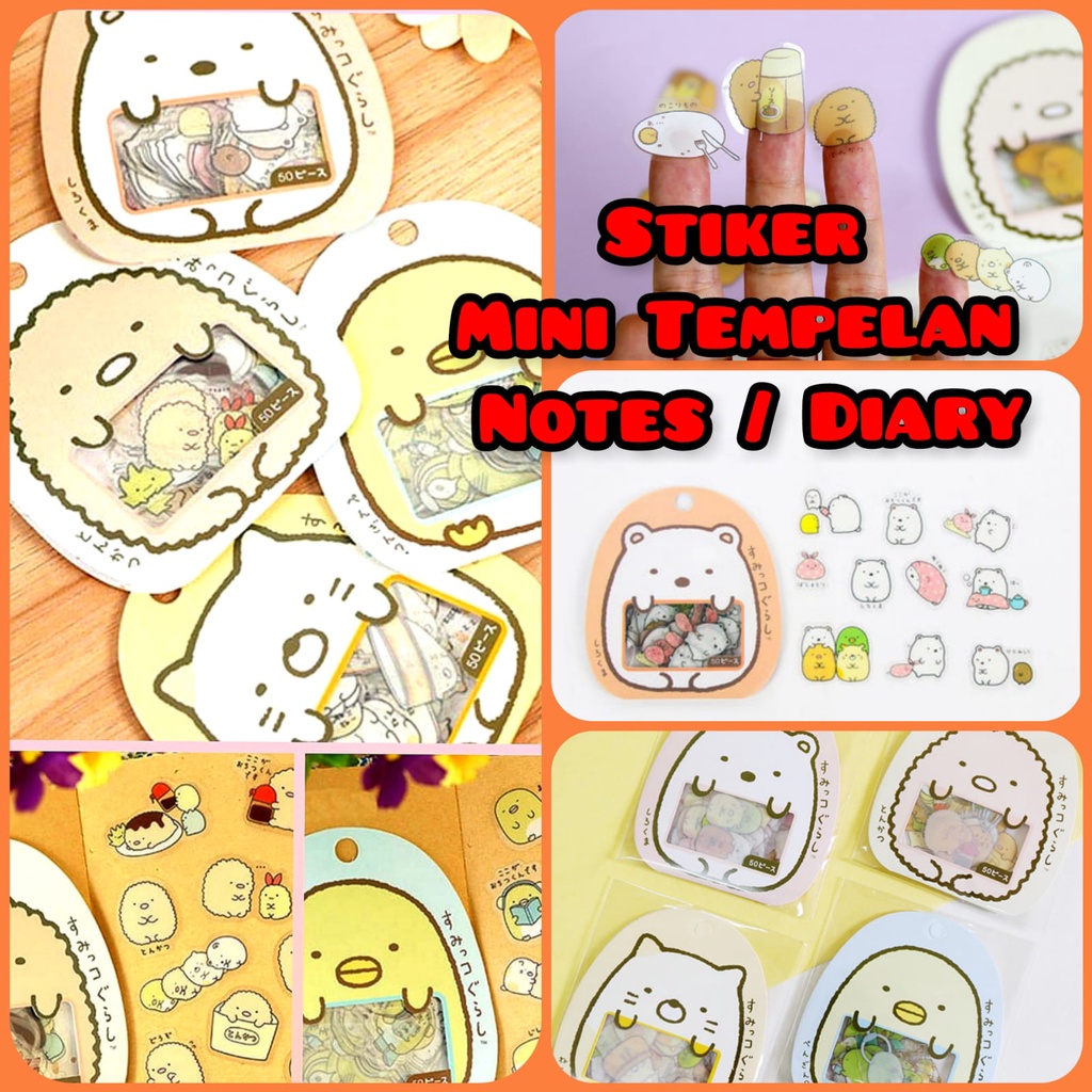 Jual Stiker Mini Sticker Imut Setiker Kecil Lucu Korea Untuk Tempelan ...