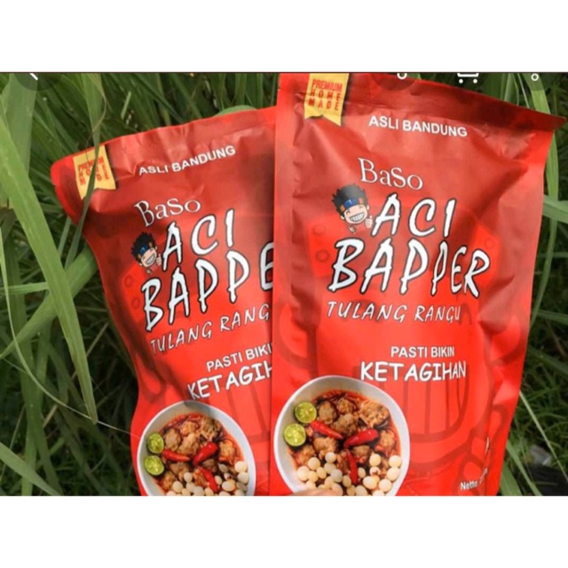 Jual Baso Aci BAPPER Tulang Rangu 220gram, ( BAKSO ACI ; BAKSO ACIH ...