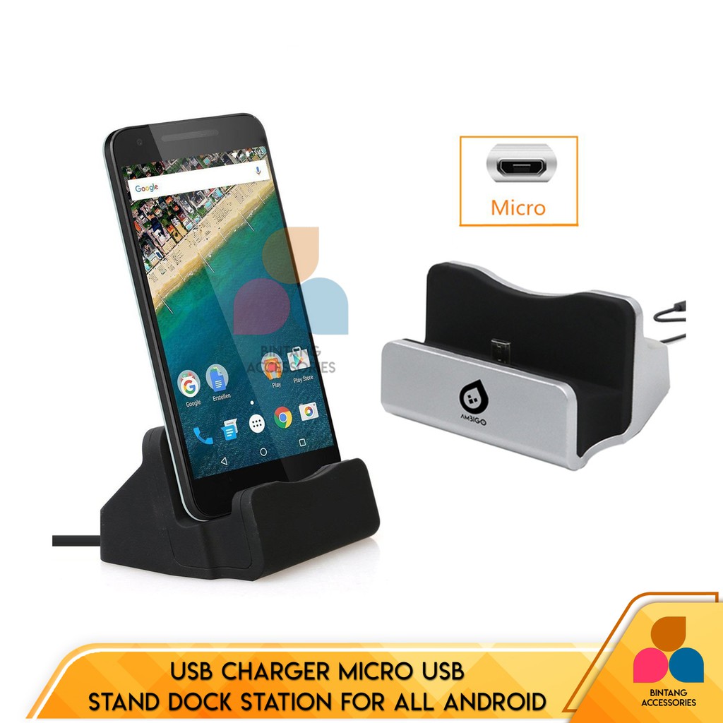 Jual Docking Charger Micro USB Stand Dock Station For All Android ...