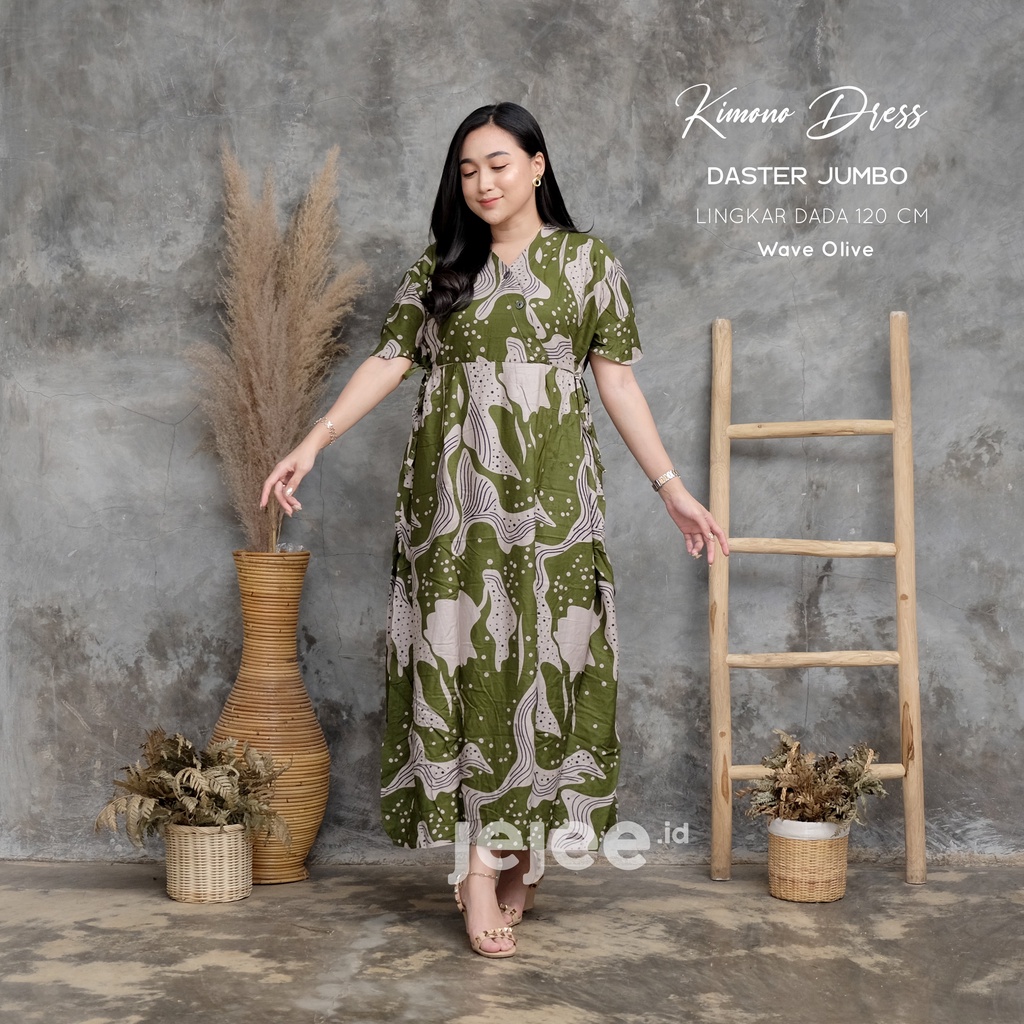 Jual Daster Kimono Jumbo LD 120 cm Big Size Busui Rayon | Shopee Indonesia