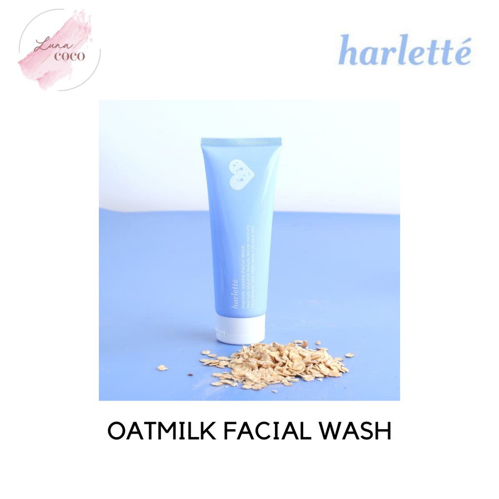 Jual HARLETTE BEAUTY OATMILK GENTLE FACIAL WASH | Shopee Indonesia