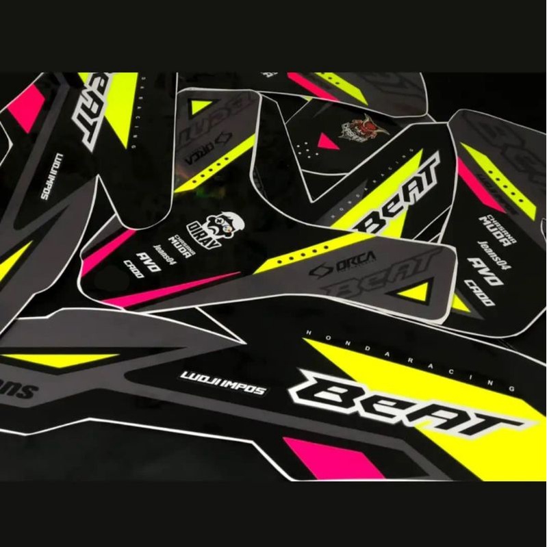 Jual Stiker Striping Decal Motor Beat (all type) bisa request custom ...