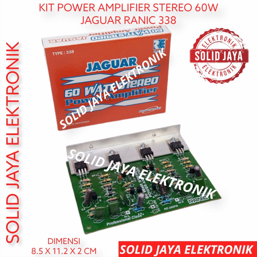 Jual KIT POWER AMPLIFIER OCL 60W STEREO 60 W WATT JAGUAR POWER ...
