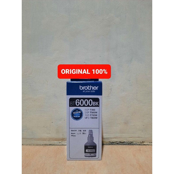 Jual Tinta Original Brother BT6000BK For DCP-T300/500W/700W/800W ...