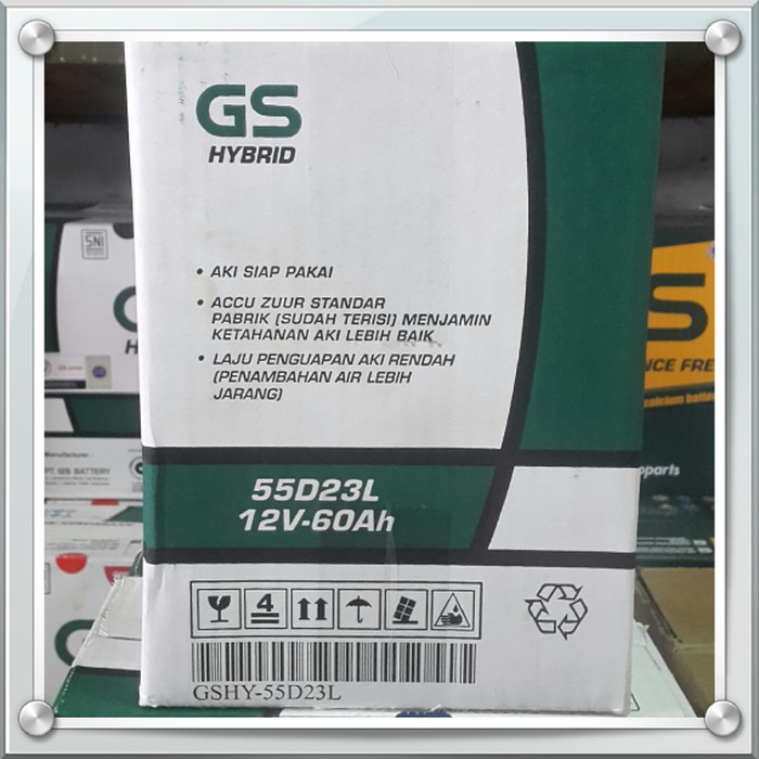 Jual Aki 55D23L GS Hybrid GrandEscudo GrandVitara Teana Murano Juke ...