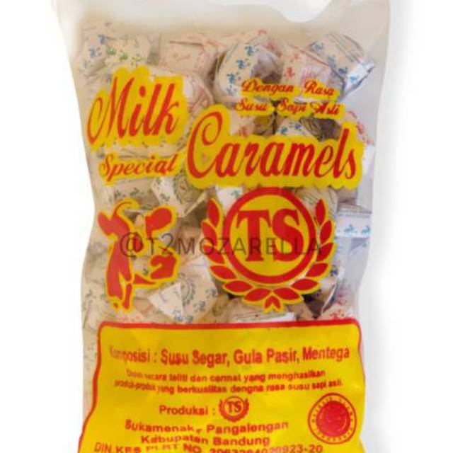 Jual Permen caramel susu TS Pangalengan Kemasan 1kg dan 500gr | Shopee ...