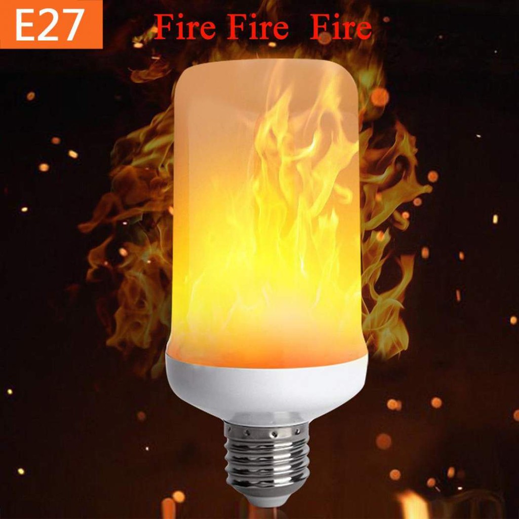 Jual Lampu Bohlam Efek Api 7W LED Flame Effect Bulb Cafe 7 w watt e27 ...