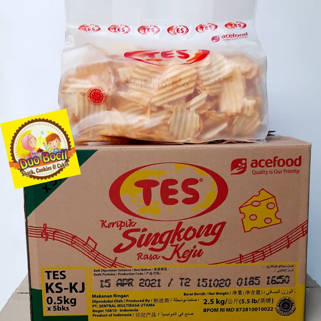 Jual Keripik Singkong TES - CHUBA Singkong Keju 500 Gram - Duo Bocil ...