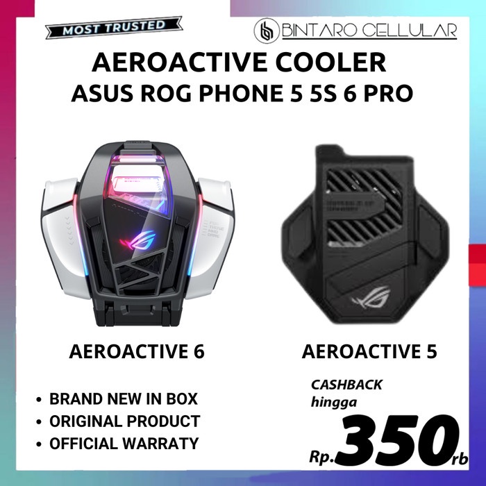 Jual {GoodStore} ROG AEROACTIVE COOLER 5 For Asus Rog Phone 5 Cooling ...