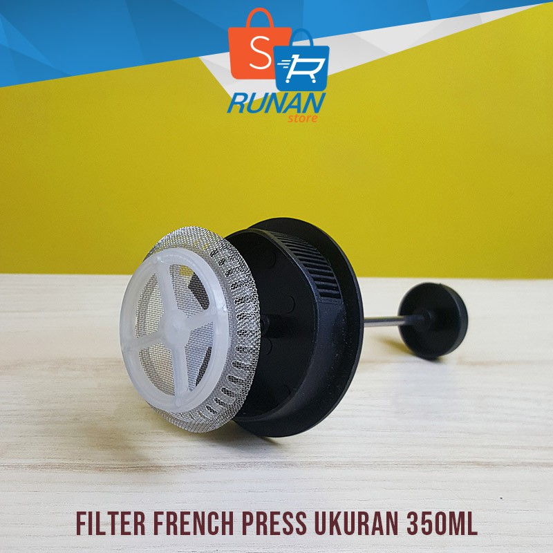Jual Filter French Press 350ml Spare Part Frenchpress Black Tutup ...