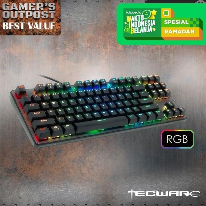 Jual Tecware Gaming Keyboard TKL Phantom 87 RGB - Brown Switches ...