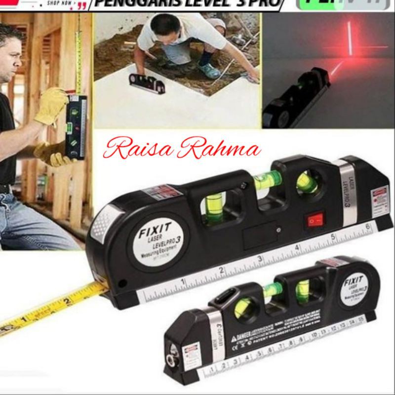 Jual Meteran Laser Multifungsi Levelpro 3 Waterpass Penggaris Laser ...