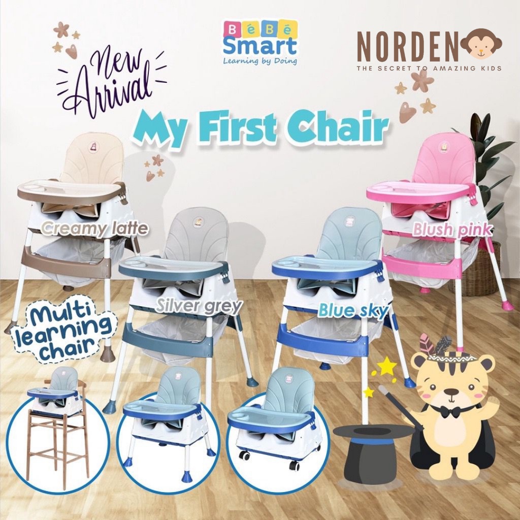 Jual Bebe Smart My First Chair BBS 609 610 611 612 / Kursi Tinggi Bayi ...