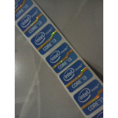 Jual stiker intel core i3 sandybridge original | Shopee Indonesia