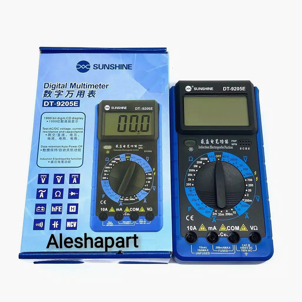 Jual Multitester Digital/Multimeter Digital/Avometer Digital SUNSHINE ...