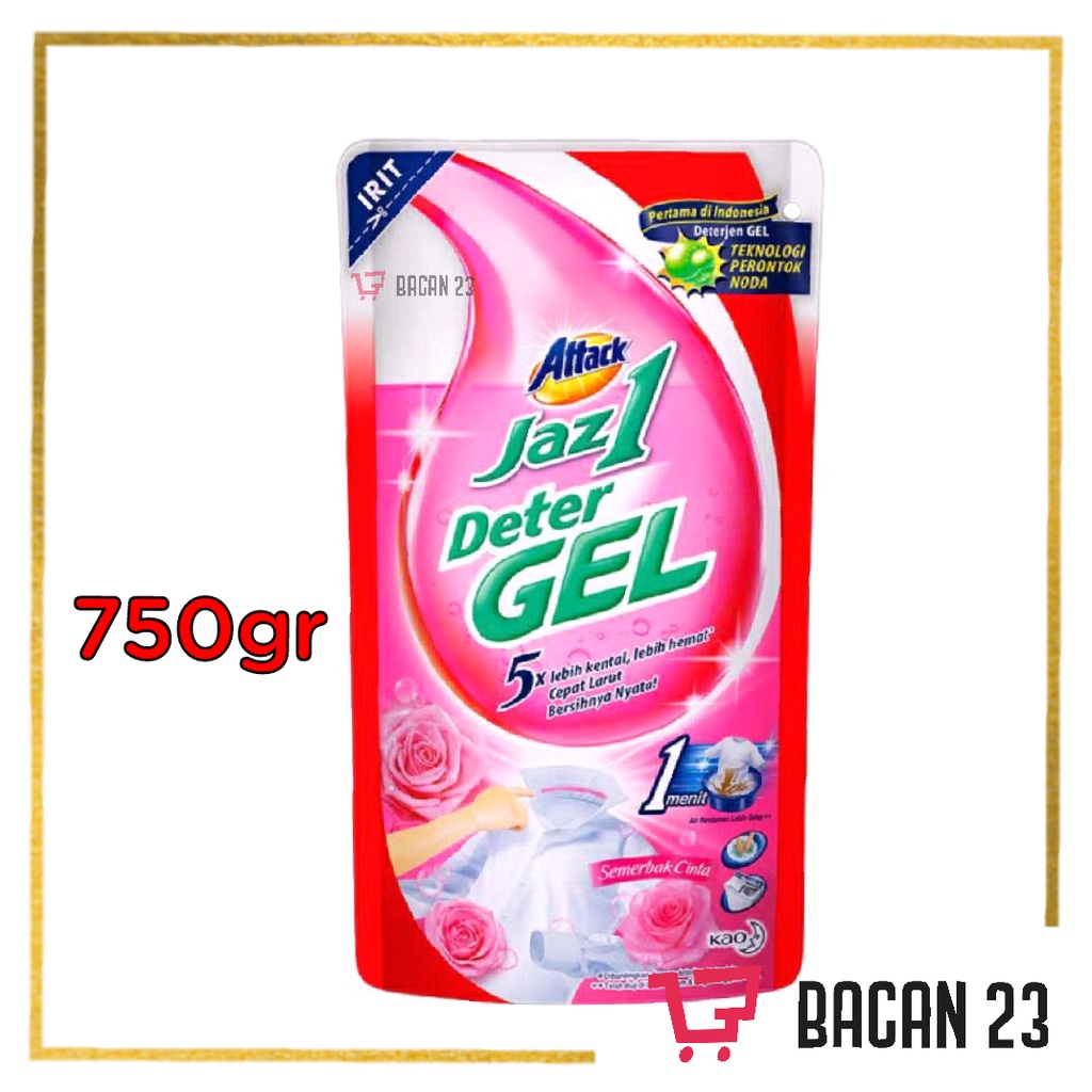 Jual Attack Jaz1 Detergel ( 750 ml ) ( Semerbak Cinta - Pesona Segar ...