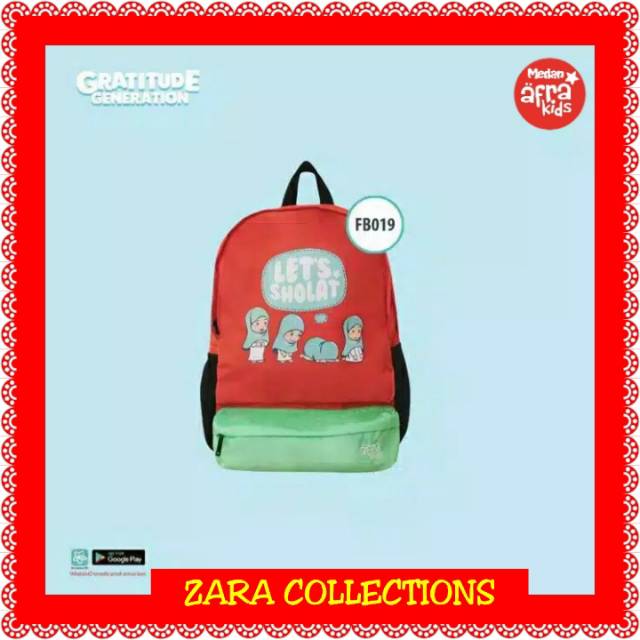 Jual DISKON!! Tas Afrakids FB 019 ( FIRST BACKPACK) | Shopee Indonesia