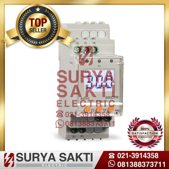 Jual SELEC 900CPR-1 DIGITAL CURRENT PROTECTION RELAY CPR PROTEKSI PFR ...