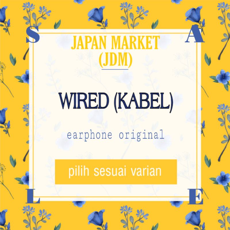 Jual wired/kabel jack earphone japan (JDM) | Shopee Indonesia