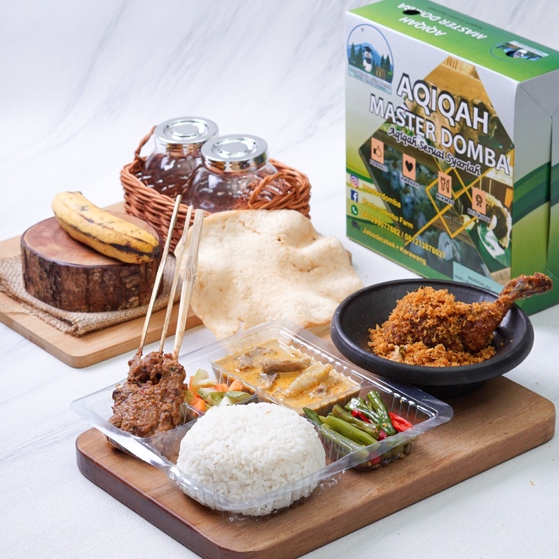 Jual Paket Aqiqah Anak Laki - Akikah 50 Nasi Box - Kambing Domba Aqiqah ...