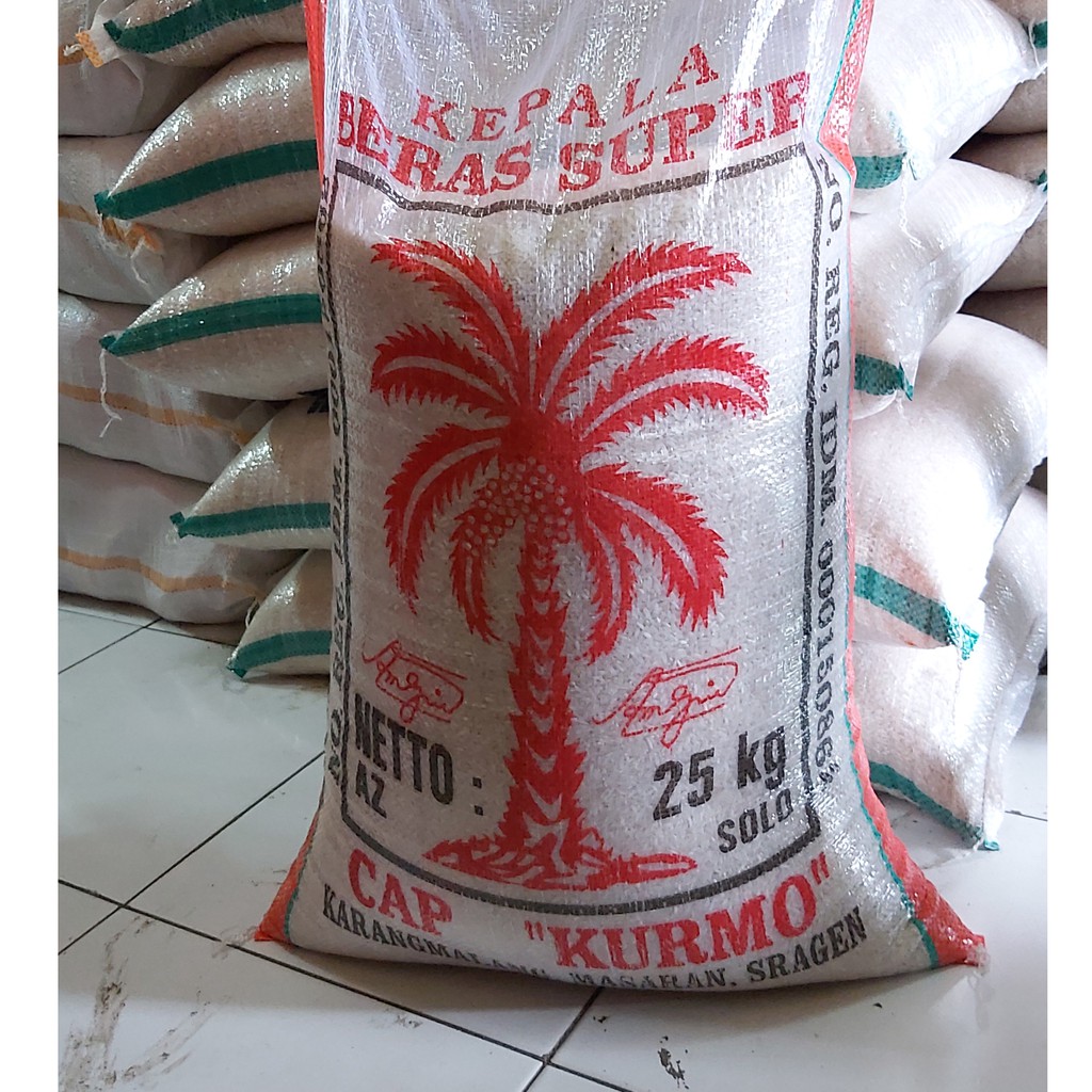 Jual Kepala Beras Super Cap Kurmo 25 Kg 25kg karung beras kurma ...