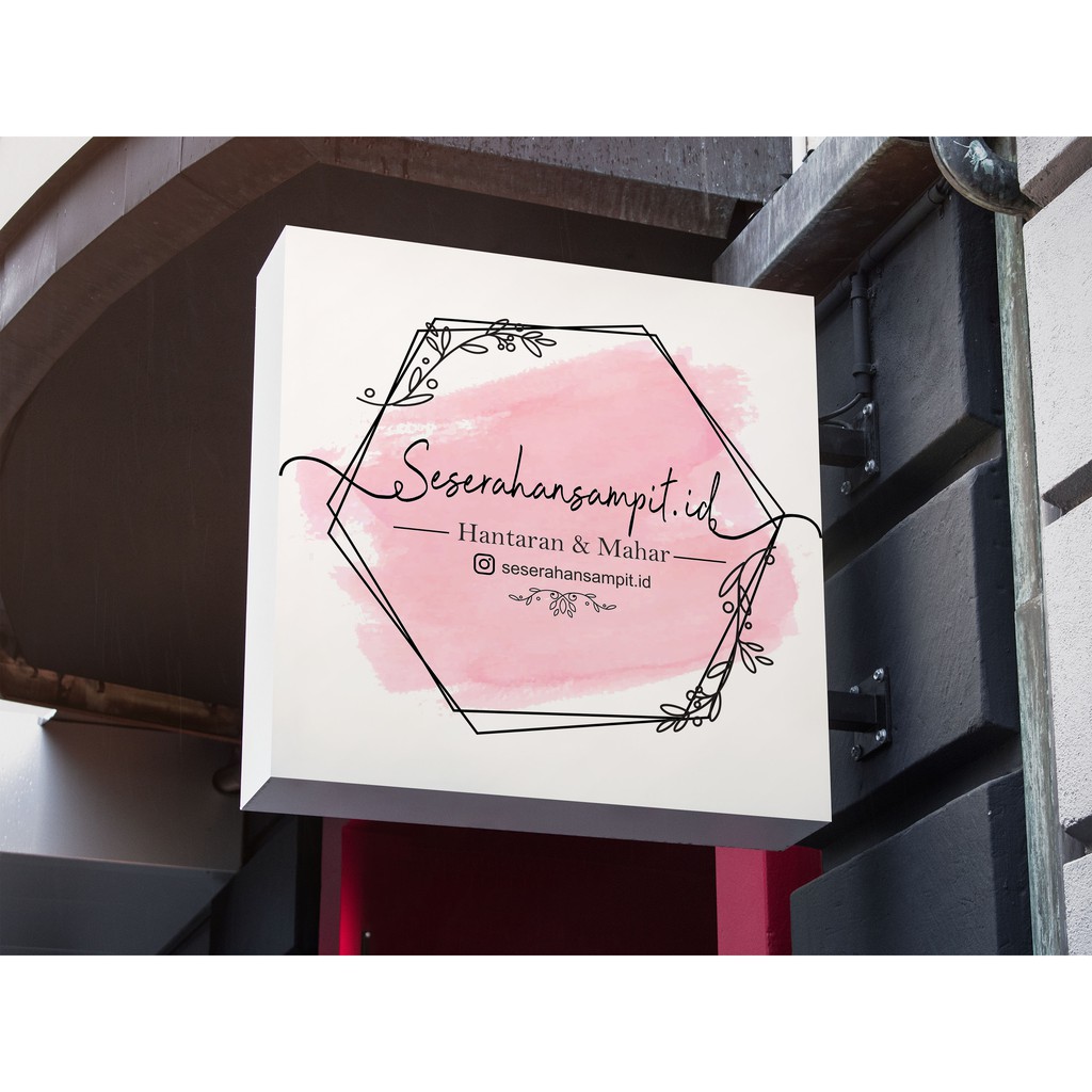 Jual RS NEON BOX LED KOTAK OUTDOOR 50 x 50 CM | Shopee Indonesia