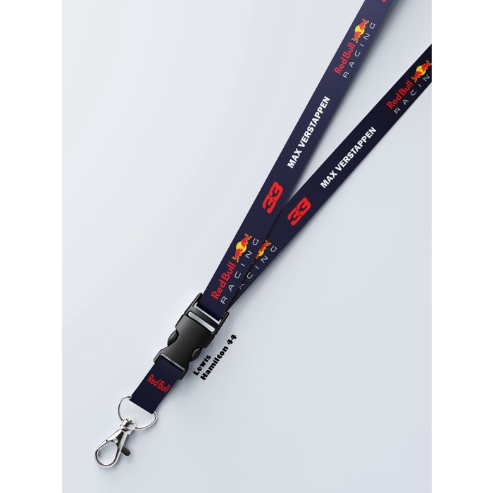 Jual Lanyard Formula 1 F1 Red Bull Max Verstappen Dua Sisi Gantungan ...