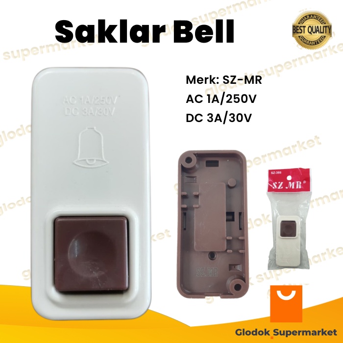 Jual Knop Saklar Bel Push On Bell Pintu Sekolah Kantor Rumah | Shopee ...