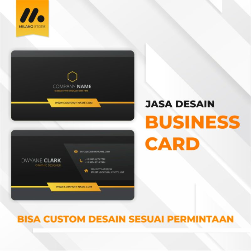 Jual JASA DESAIN BUSINESS CARD | KARTU NAMA PERUSAHAAN | NAME CARD ...