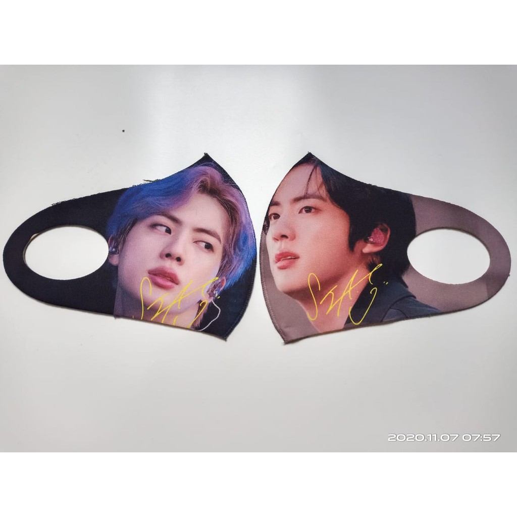 Jual masker scuba jin full print masker scuba bts masker scuba bt21 ...