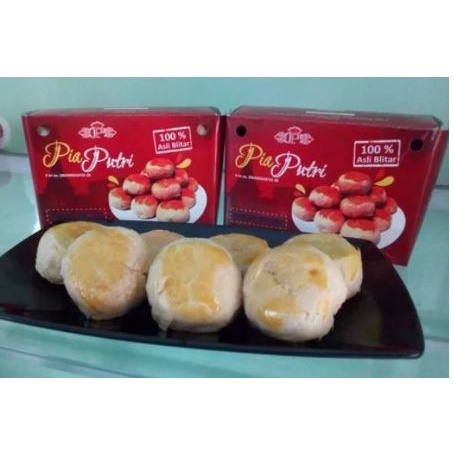 Jual Oleh - oleh khas Blitar Pia Putri isi Kacang hijau kemasan isi 20 ...