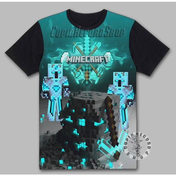 Jual Baju Frost Diamond Minecraft. Kaos Game Minecraf 3D 10295 DWS ...