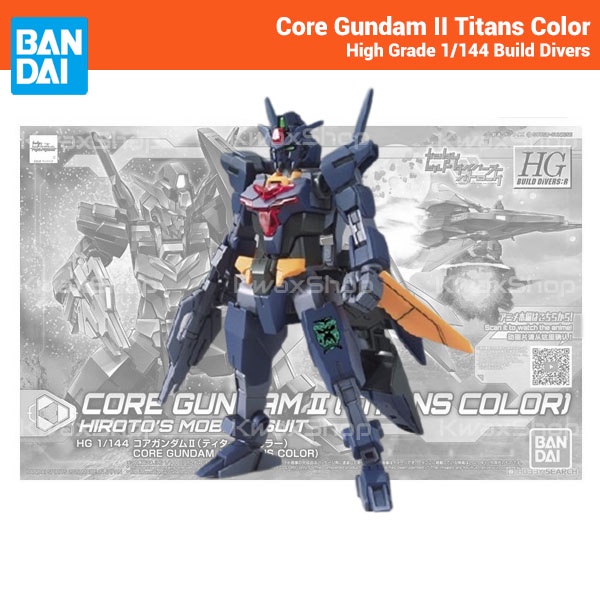 Jual Bandai Core Gundam II Titans Color High Grade 1/144 Model kit ...