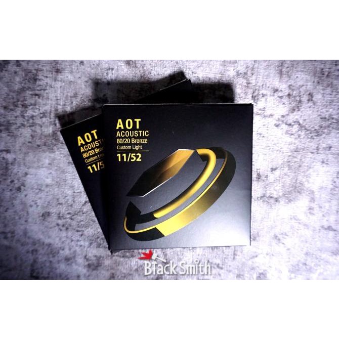 Jual Senar Gitar Akustik Blacksmith Usa Made Coated Aot 80/20 Bronze ...