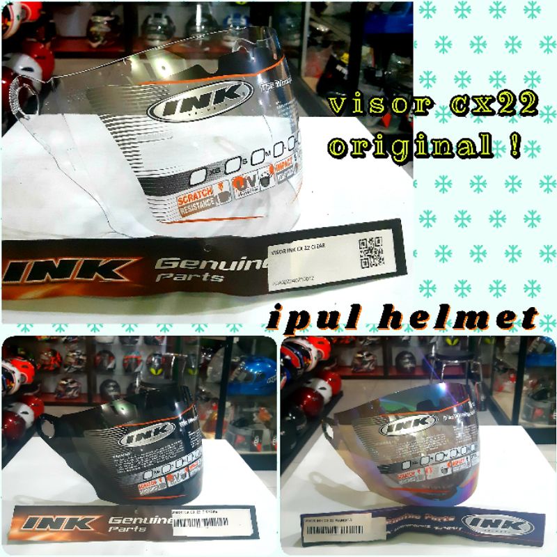 Jual VISOR INK CX22 ORIGINAL / KACA INK CX22 ORI | Shopee Indonesia