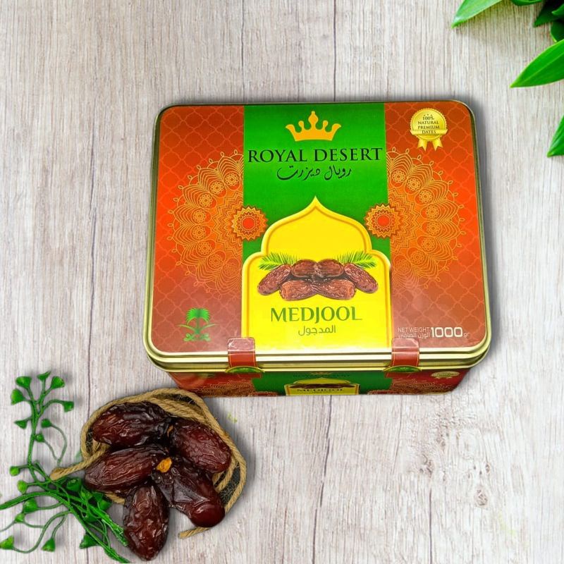 Jual Kurma Medjool Royal Desert Premium Kaleng 1kg | Shopee Indonesia