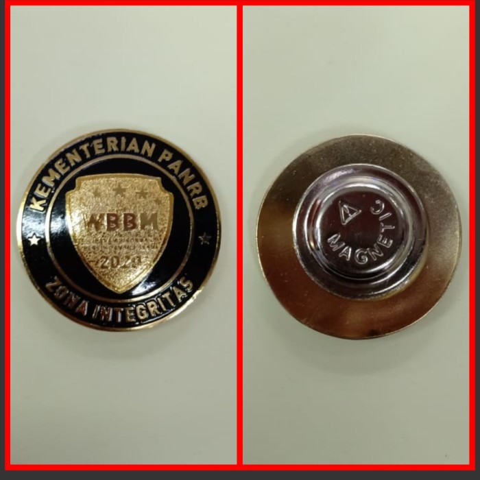 Jual Produk Terbaru Pin Wbbm Pin Zona Integritas Pin Kementrian Panrb ...