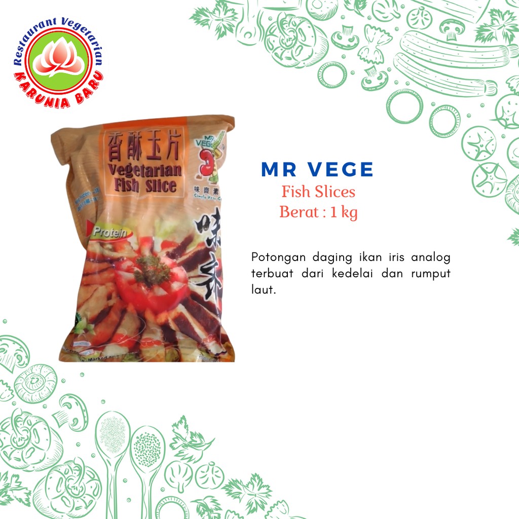 Jual MR VEGE Fish Slices Vegan/Daing Ikan Iris Vegetarian | Shopee ...