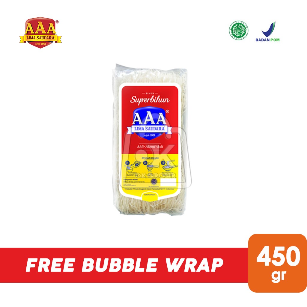 Jual Bihun Beras AAA Lima Saudara (450 gr) | Shopee Indonesia