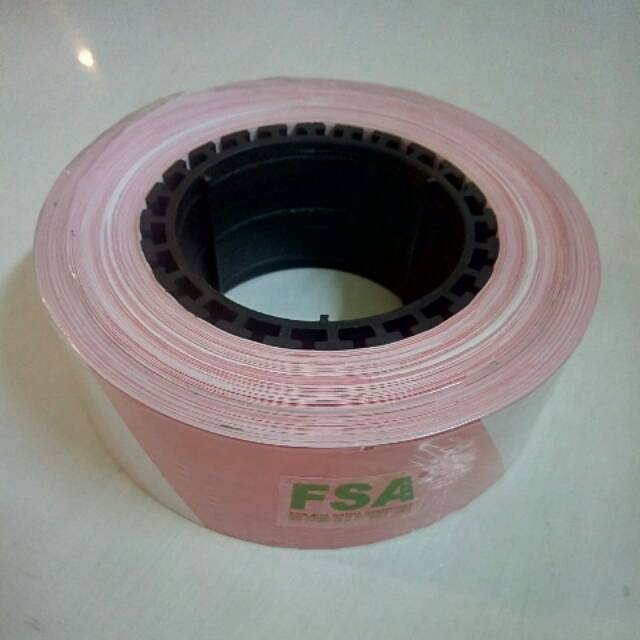 Jual Barricade Safety Line MERAH PUTIH 3 inci X 300 Meter | Shopee ...
